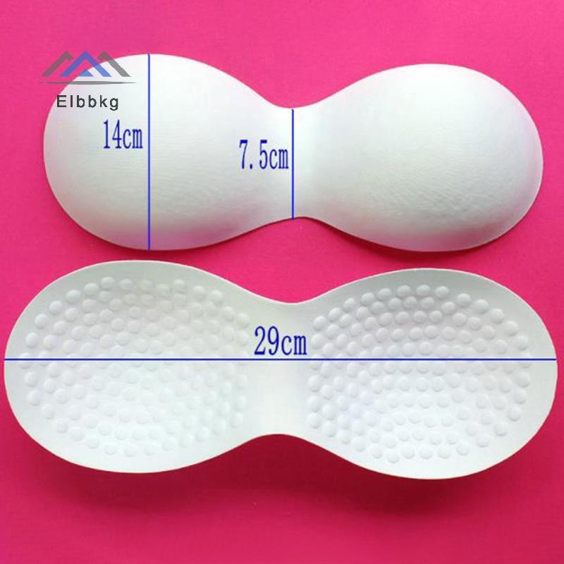 Eibbkg คู่เย็บใน BRA CUPS Pads Push Up ชุดว่ายน้ําชุดรัดตัวโฟมนุ่มลด ...