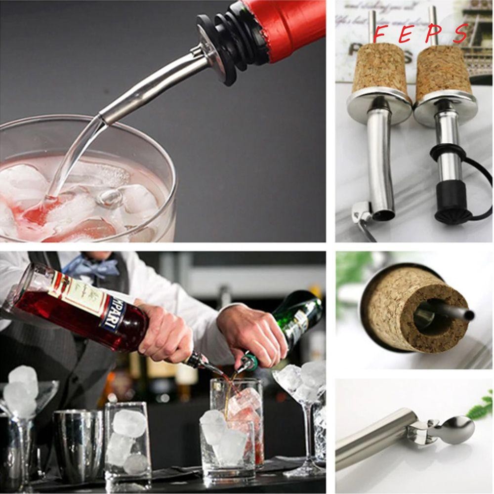 Feps 1/3 ชิ้นขวด Stopper บ้านพร้อมฝาปิด Barware ไม้ Cork | Shopee Thailand