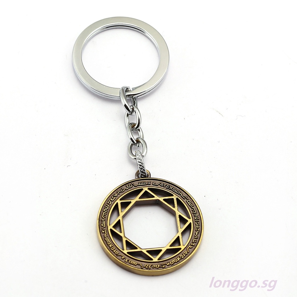 พวงกุญแจ จี้โลโก้อนิเมะ MAGI Eight-Pointed Star Array Bronze Simbada ...