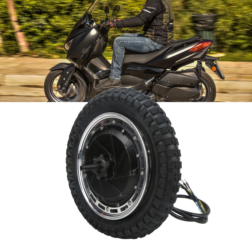 Super Motor 12in มอเตอร์ล้อ 48V-96V 800W-6500W 1250 Rpm เบรคเกียร์ ...