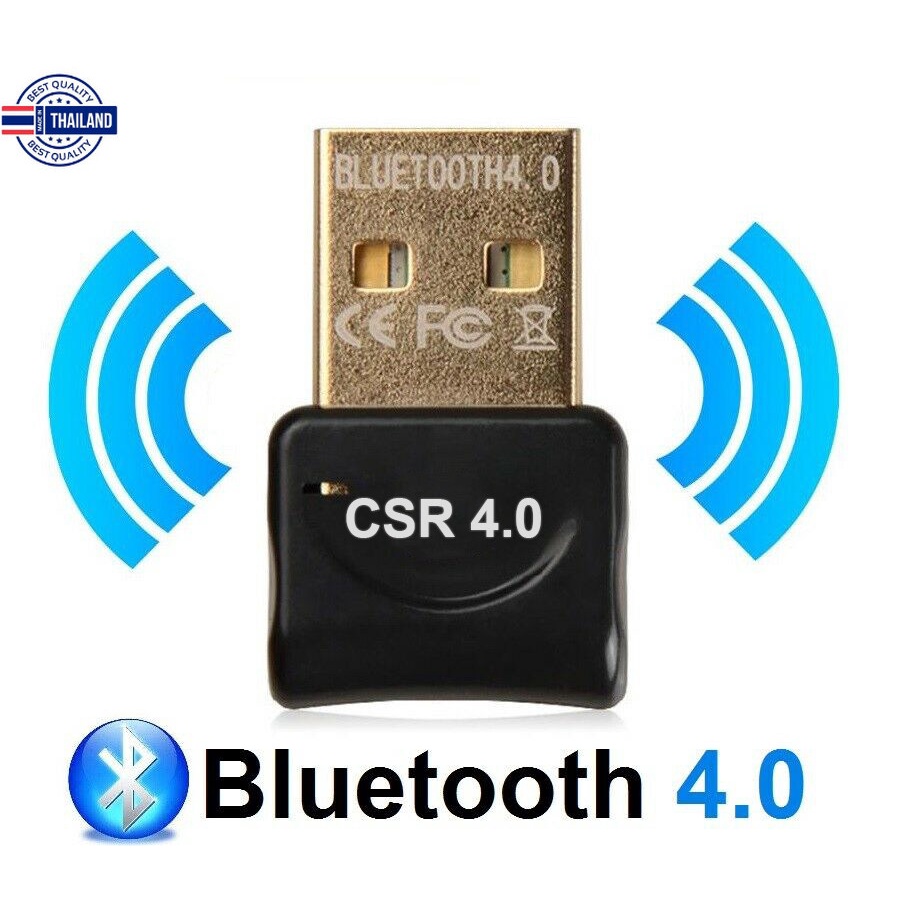 USB Bluetooth V4.0 CSR Wireless Mini Dongle Adapter For Win7 8 10 PC ...