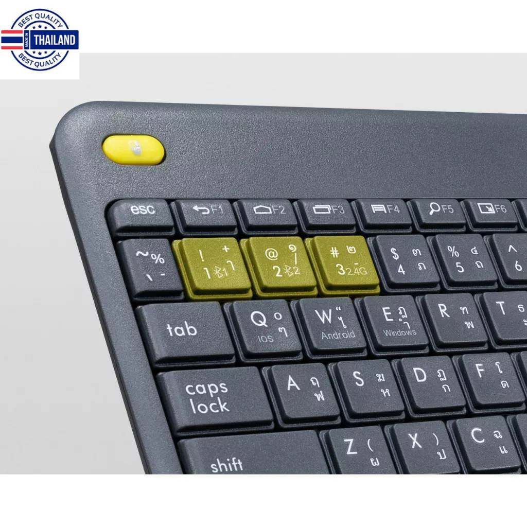 NUBWO NKB-107 Keyboard Dual Mode Wireless + Bluetooth Touchpad คีย์อร์ด ...