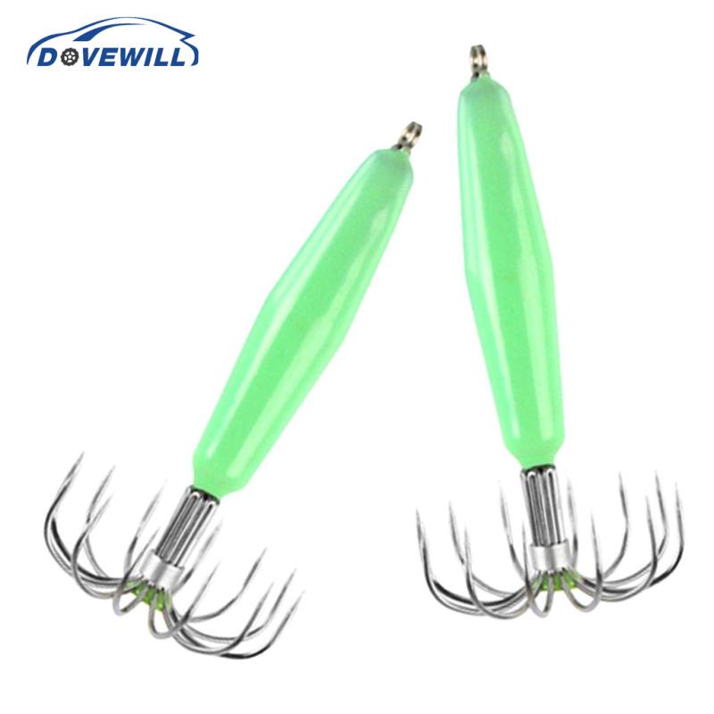 [Dovewill] ตะขอตกปลาหมึก น้ําเค็ม แบบแข็ง 5.4 ซม. 4 ชิ้น | Shopee Thailand