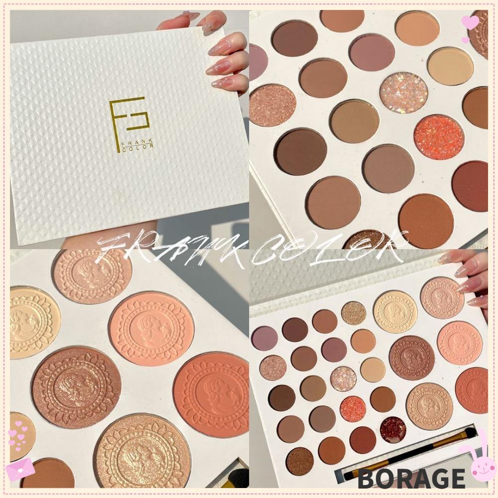 Borag พาเลทอายแชโดว์ เนื้อแมตต์ กลิตเตอร์ 26 สี | Shopee Thailand