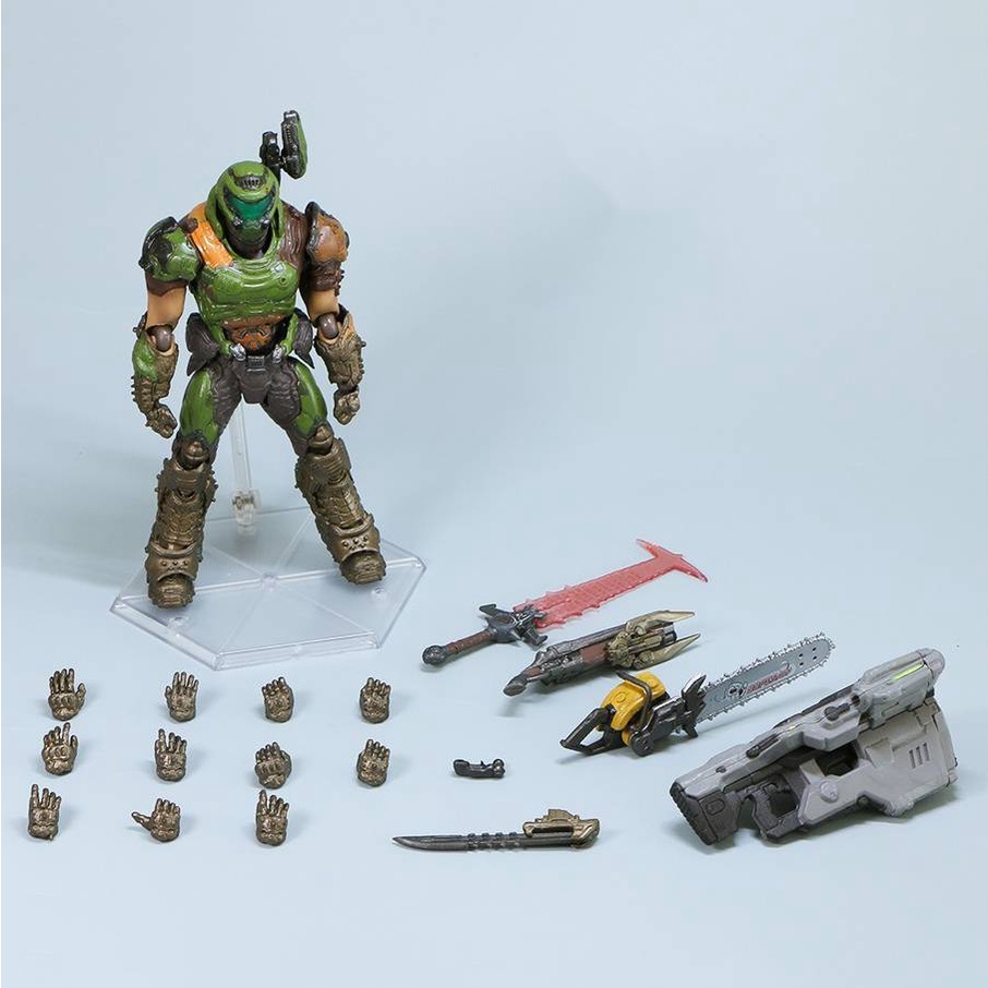 NS3 Doom Eternal Doom Slayer Action Figure Figma Movable Joint ตุ๊กตา ...
