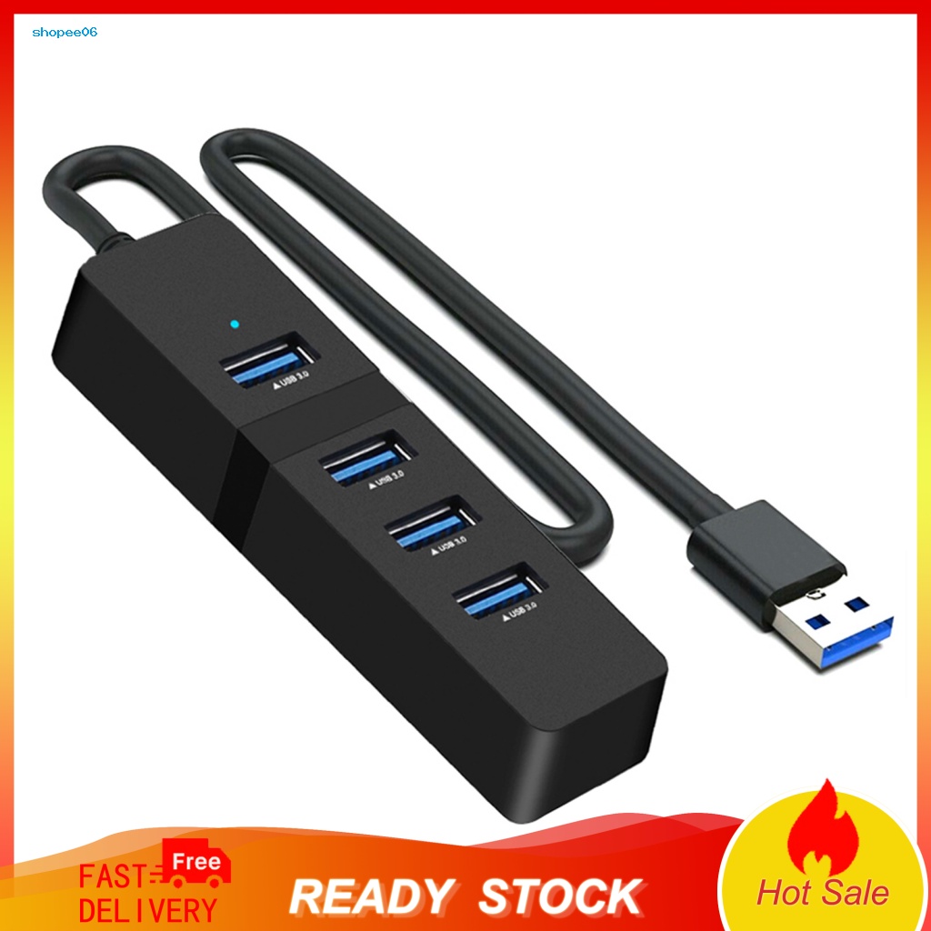 Setn ฮับ USB 30 2 อินพุต 4 พอร์ต เอาท์พุต แบบพกพา พร้อมไฟ LED อุปกรณ์เสริม | Shopee Thailand