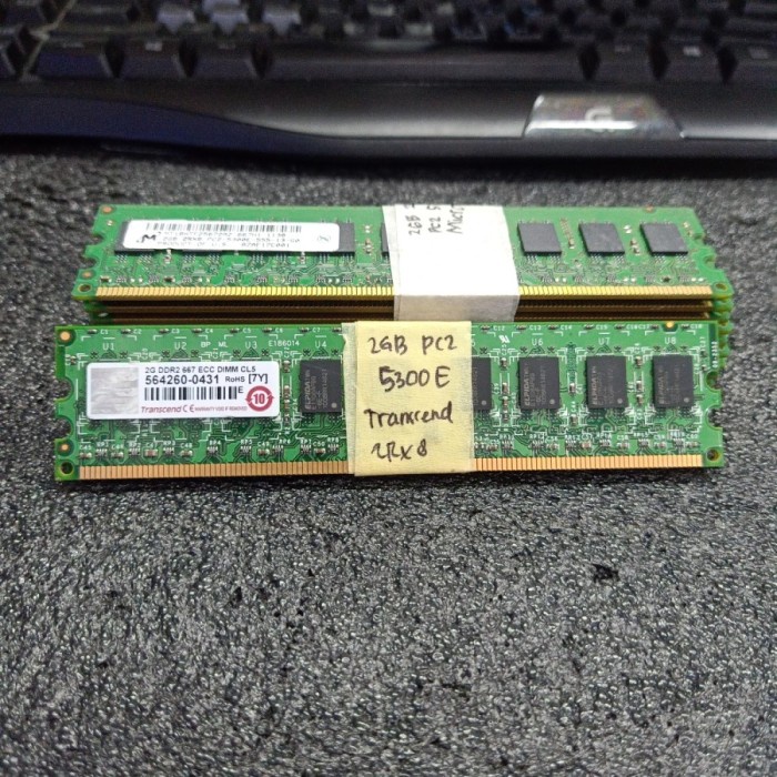 Ram MEMORY SERVER DDR2 2GB 2RX8 PC2 5300E ECC MIX KSP | Shopee Thailand