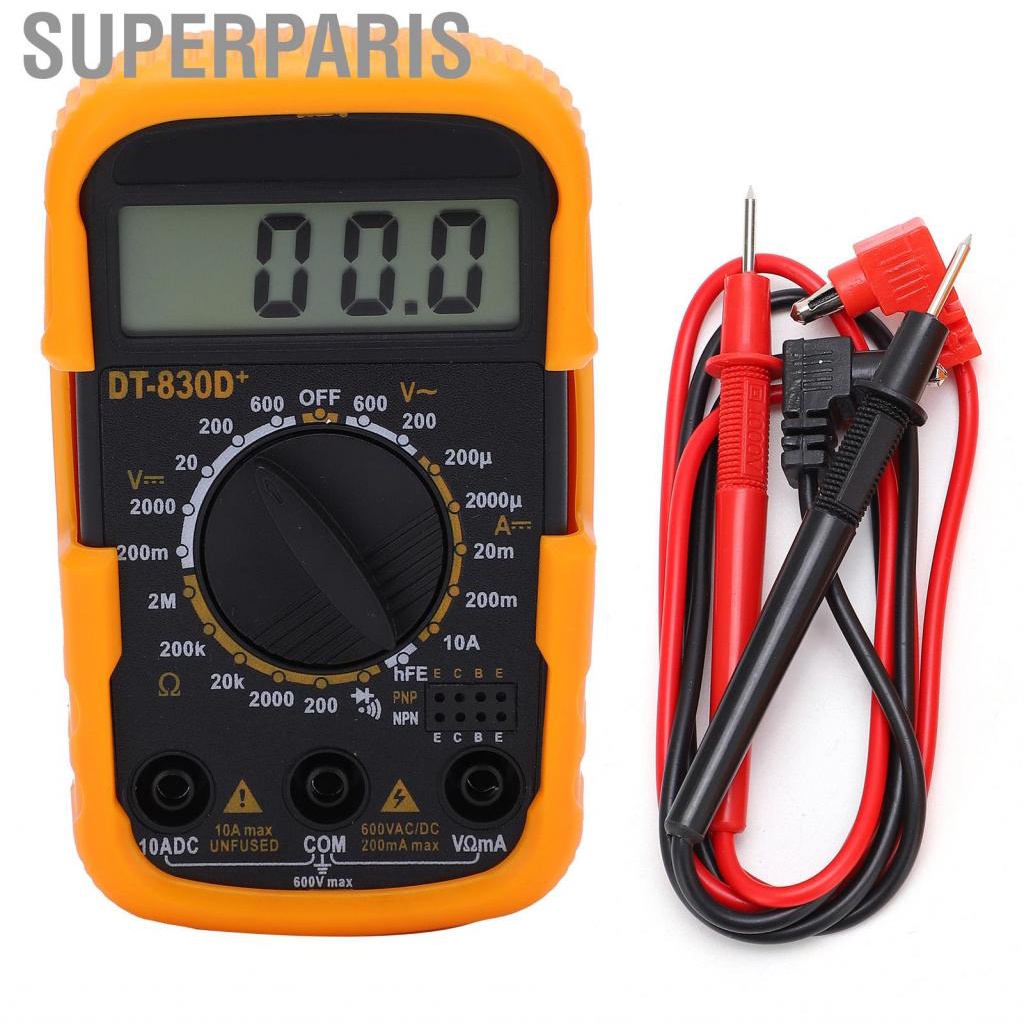 Superparis Multimeter Accurate Measurement Voltage Tester for ...