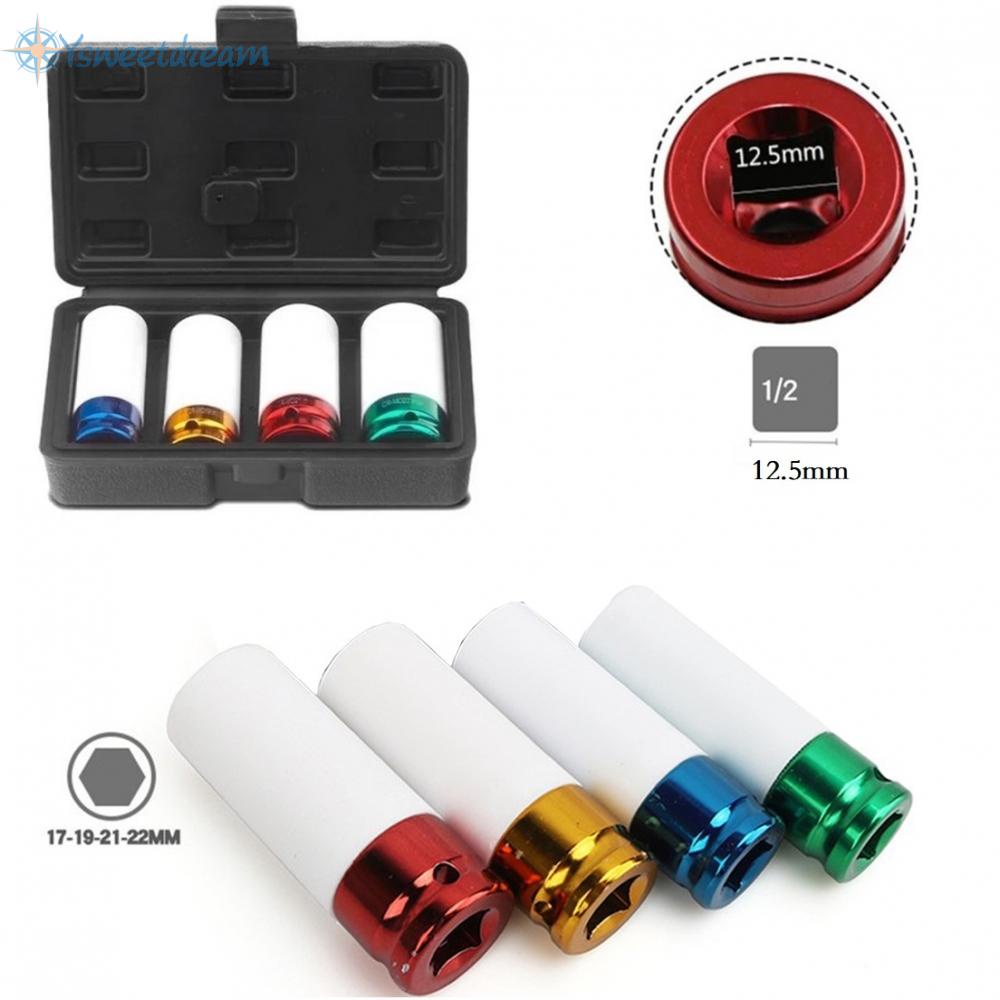 【SWTDRM】Top notch 4PCS Tire Protection Sleeve Wall Impact Wheel Nut ...