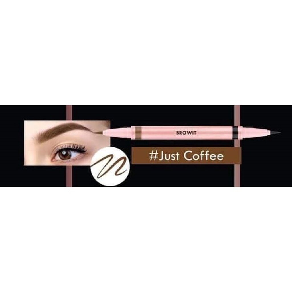 Browit Duo Brow And Eyeliner Nongchat คิ้วกันน้ำ คิ้วสวย กรีดตา แต่งตา เขียนคิ้ว อายไลน์เนอร์ ...