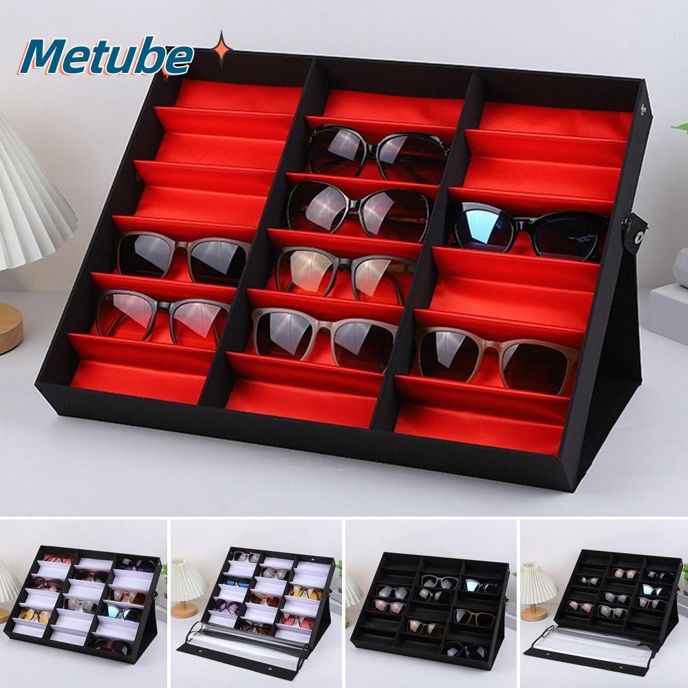 Metube แว่นกันแดดจอแสดงผลทนทานที่ใส่แว่นตาที่เก็บถาดกรอบแว่นตา | Shopee ...