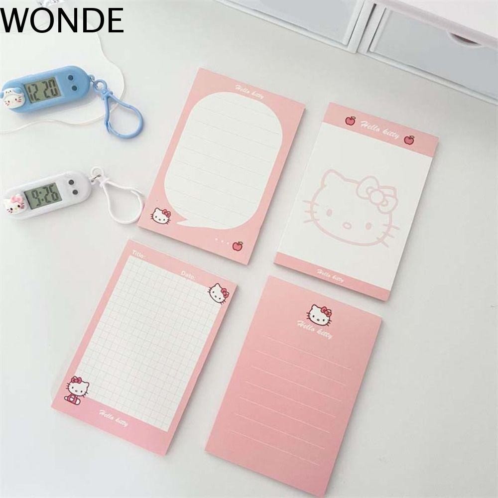 Wonde Kitty Cat Note Paper, A7 200Sheets Memo Reminder Paper, สะดวกอะ ...