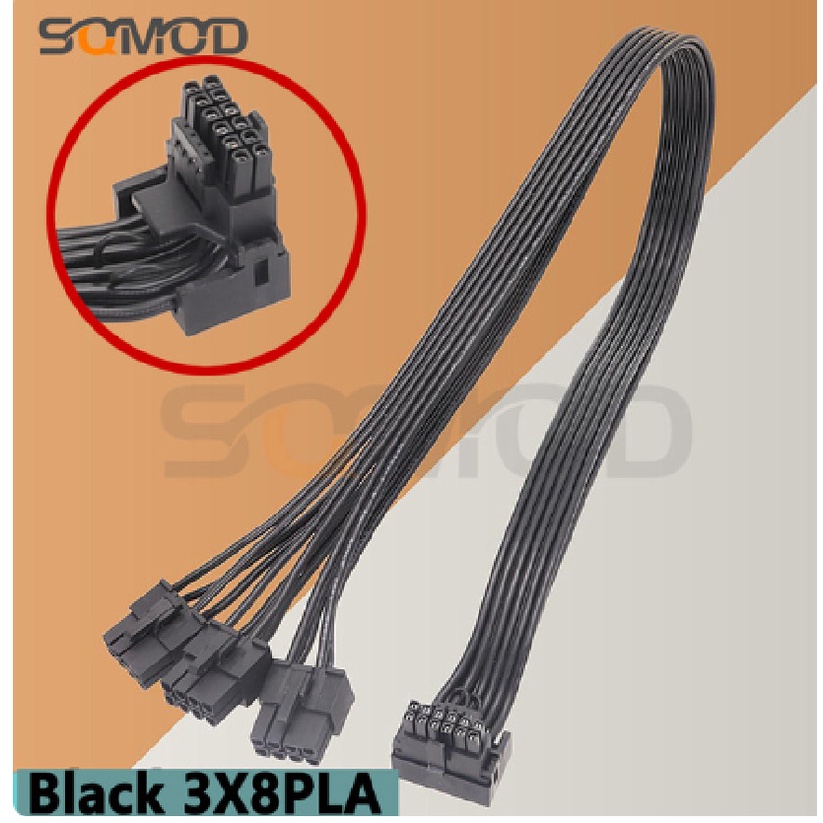 โมดูลาร์ GPU 3x8-pin เป็น 16Pin Power PCIE5.0 12VHPWR | Shopee Thailand