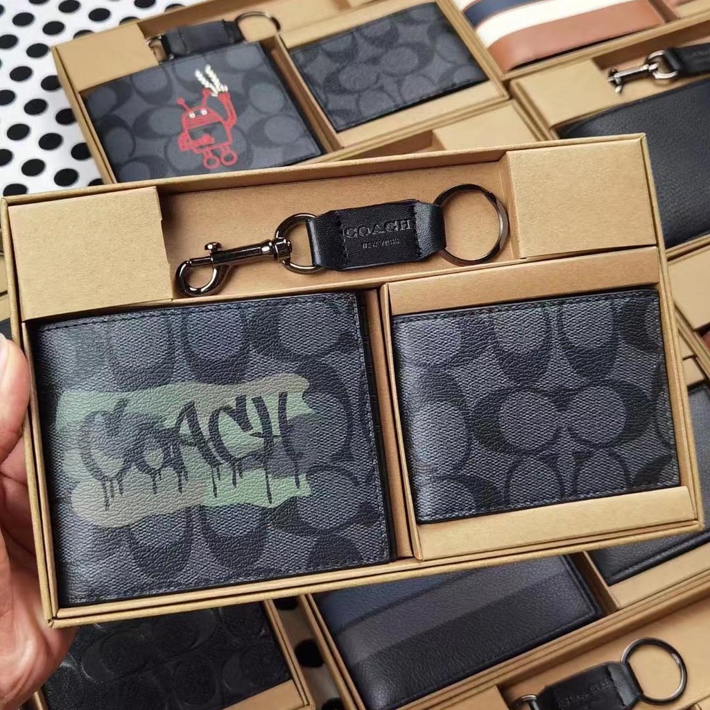 ⭐Mrs.Anna coach-ของขวัญวันเกิด (กระเป๋าผู้ชาย) > (กระเป๋าสตางค์ใบสั้น ...