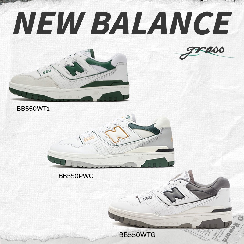 New Balance 550 รองเท้าผ้าใบ nb550 BB550WT1/BB550PWC/BB550WTG ถ่ายจาก ...