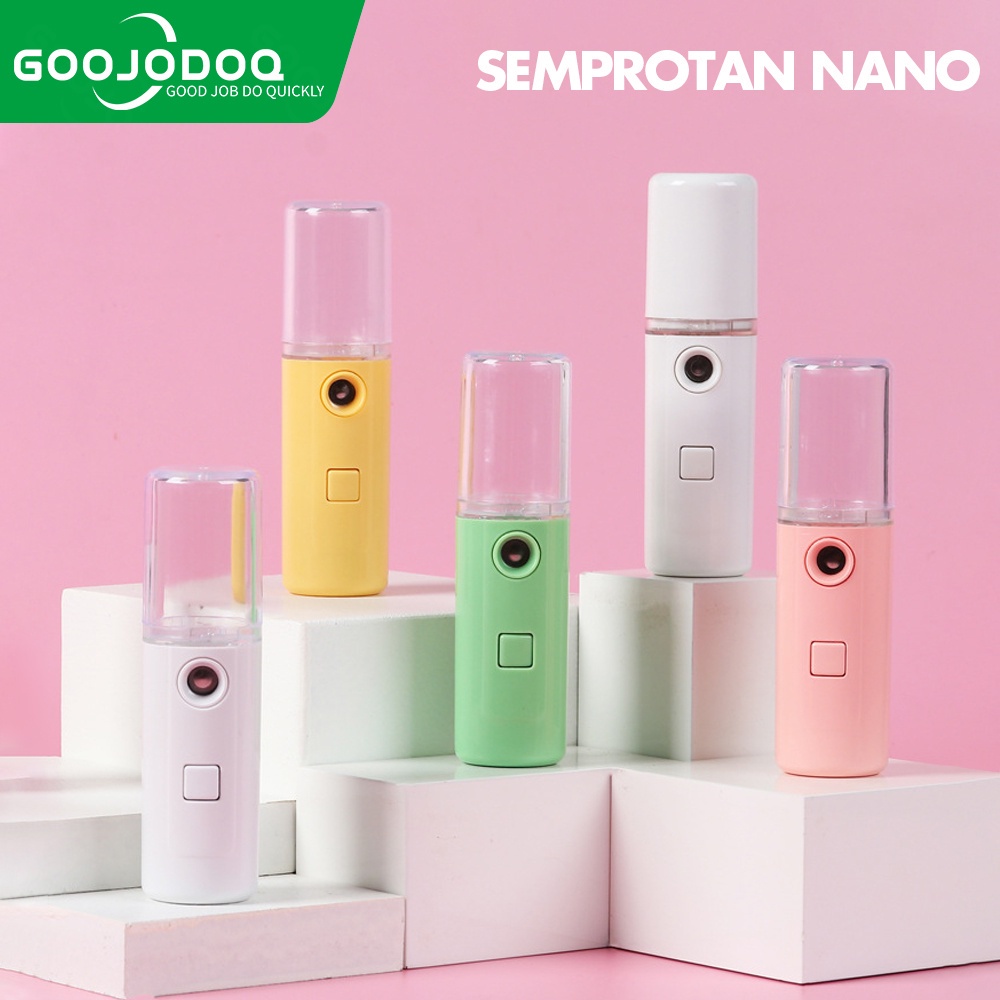 GOOJODOQ Facial Steamers USB Portable Humidifier Nano Mist Mini Face ...
