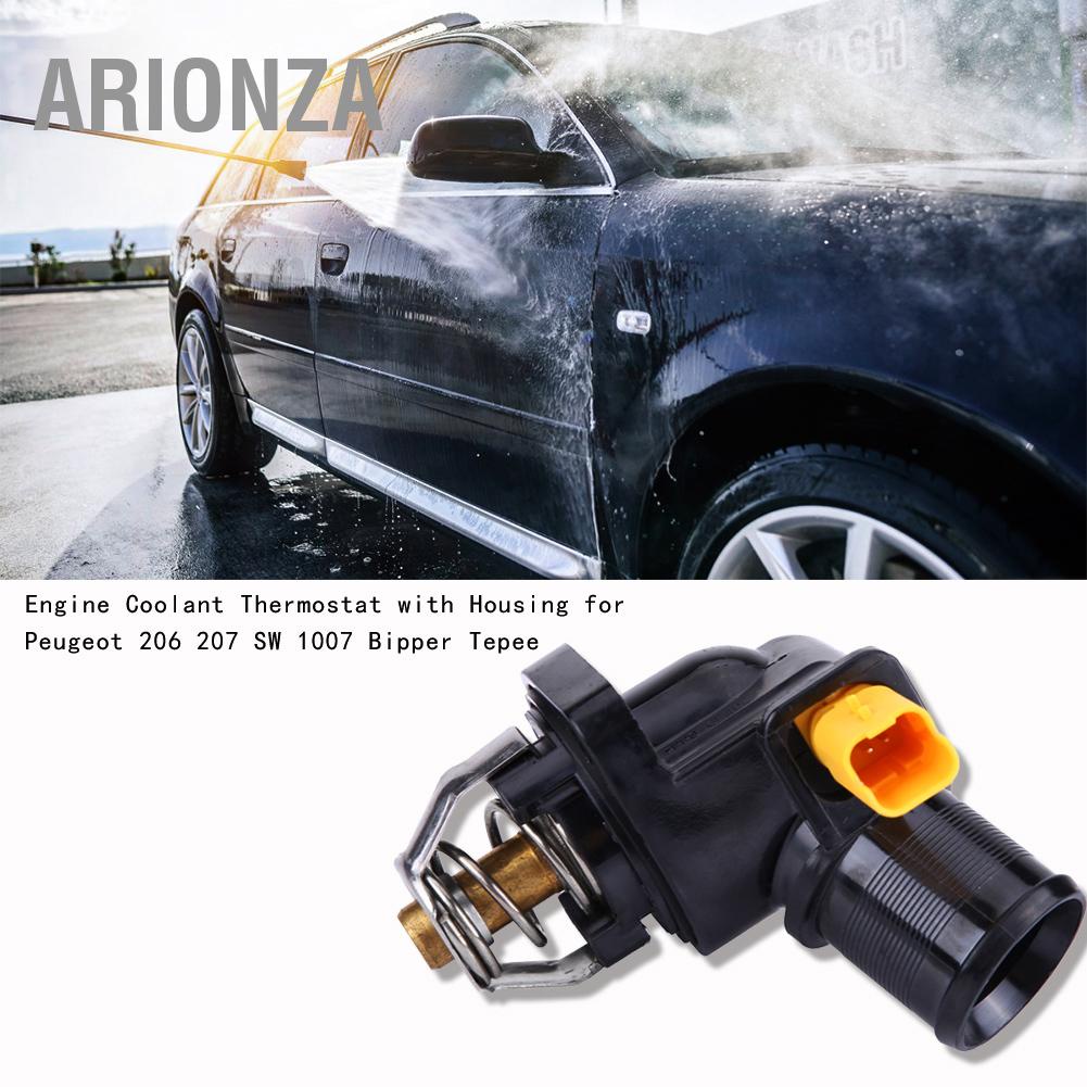 ARIONZA เครื่องยนต์ Coolant Thermostat พร้อมที่อยู่อาศัยสำหรับ Peugeot ...
