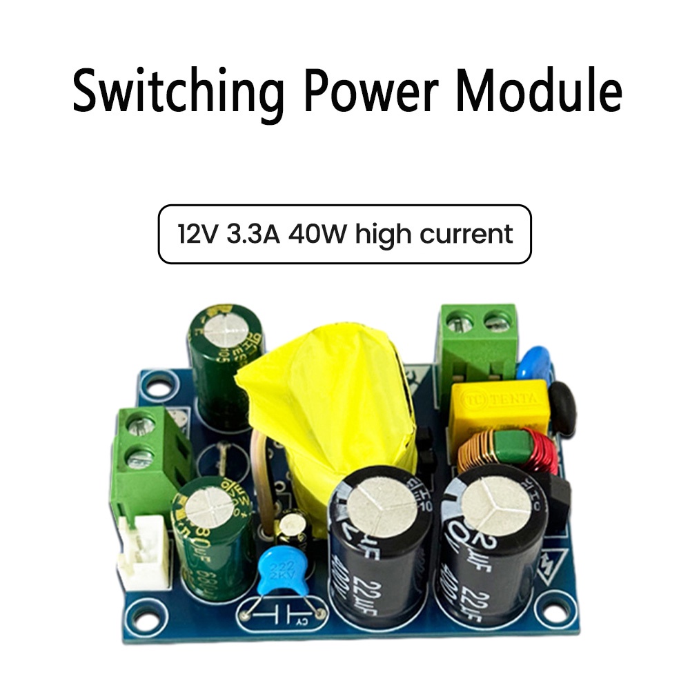 Voktta AC90-250V to 12V AC-DC โมดูลสวิตช์แยกแรงดันไฟฟ้า 3.3A 40W | Shopee Thailand