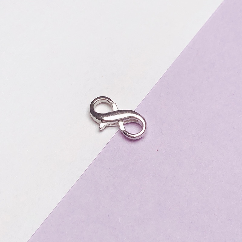 อุปกรณ์เสริมเงิน S925|S หัวเข็มขัดเงิน 8 หัว แบบสปริง อุปกรณ์เสริม สําหรับสร้อยคอ สร้อยข้อมือ ...