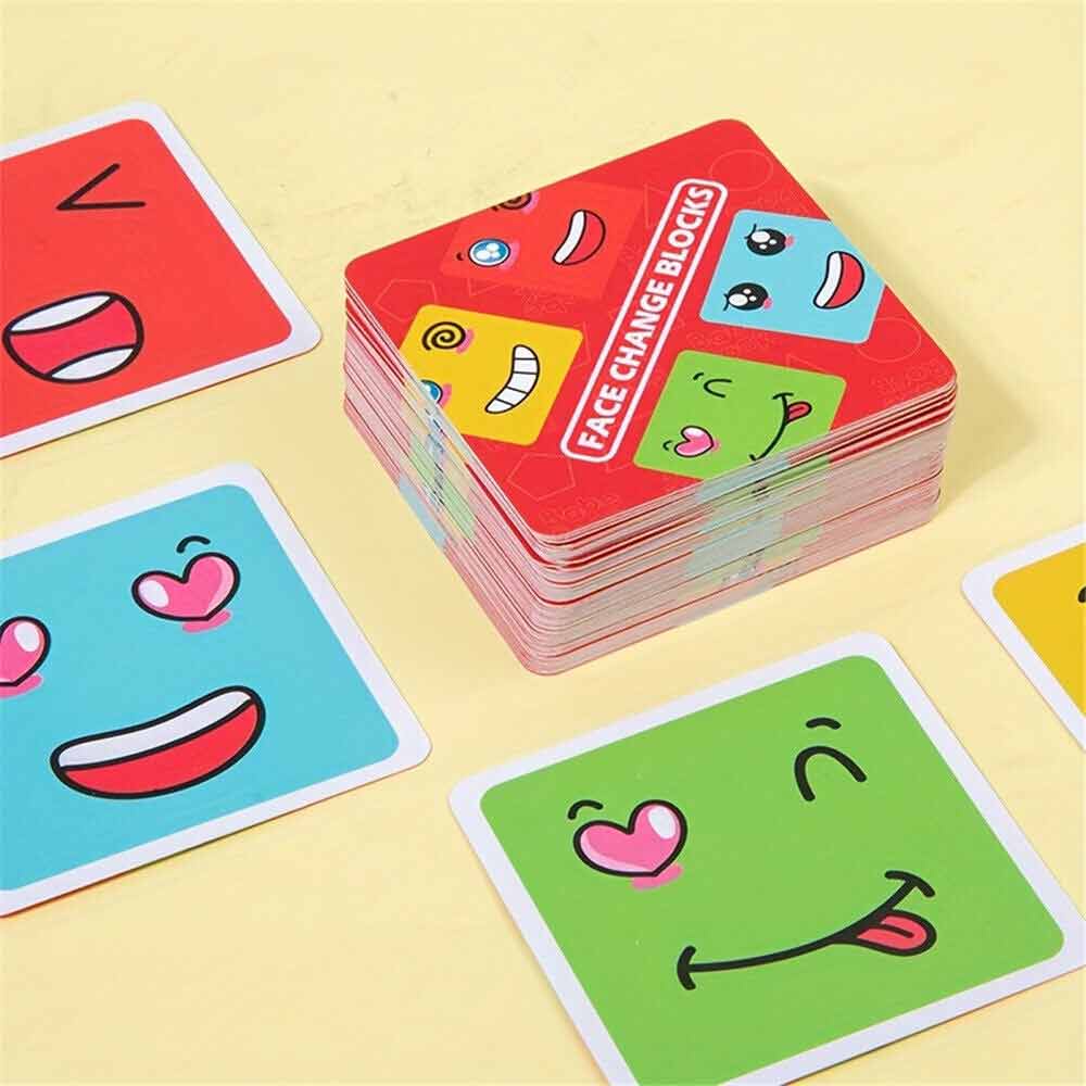 Happy Face Change Rubik's Cube Children Family Board Game Building ...