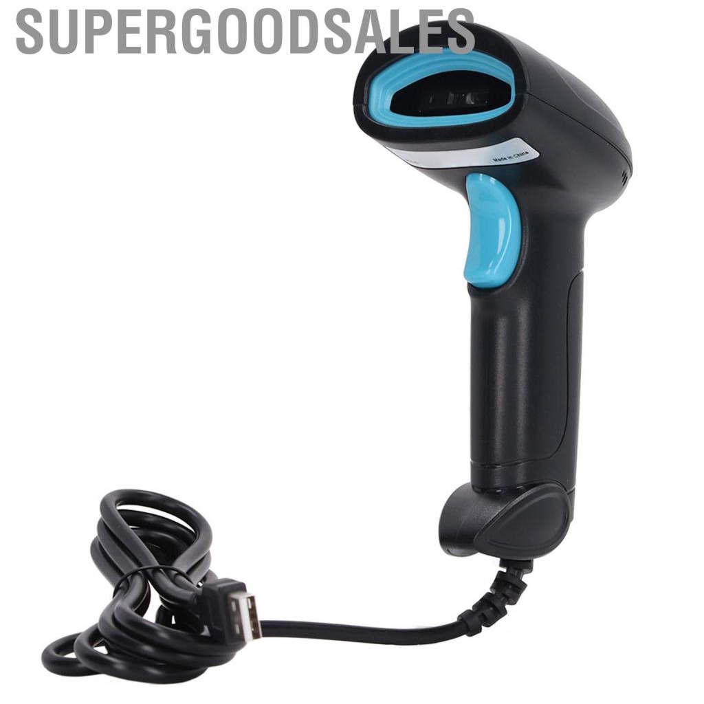 Supergoodsales 1D Barcode Scanner Accuracy Fast Decoding Ergonomic USB ...