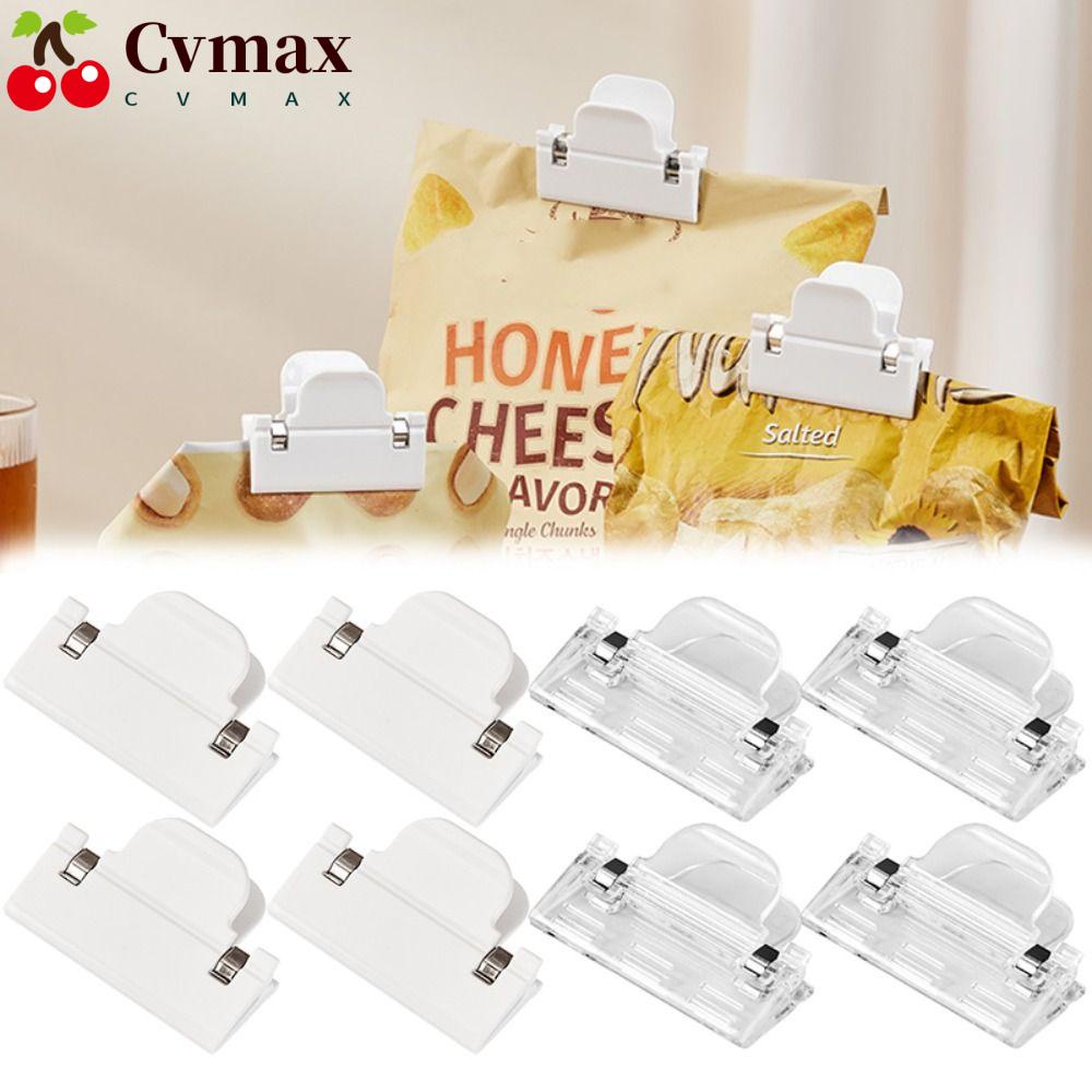 Cvmax คลิปซีลถุงขนมขบเคี้ยว พลาสติก แบบพกพา ขนาดใหญ่ 4 ชิ้น | Shopee Thailand
