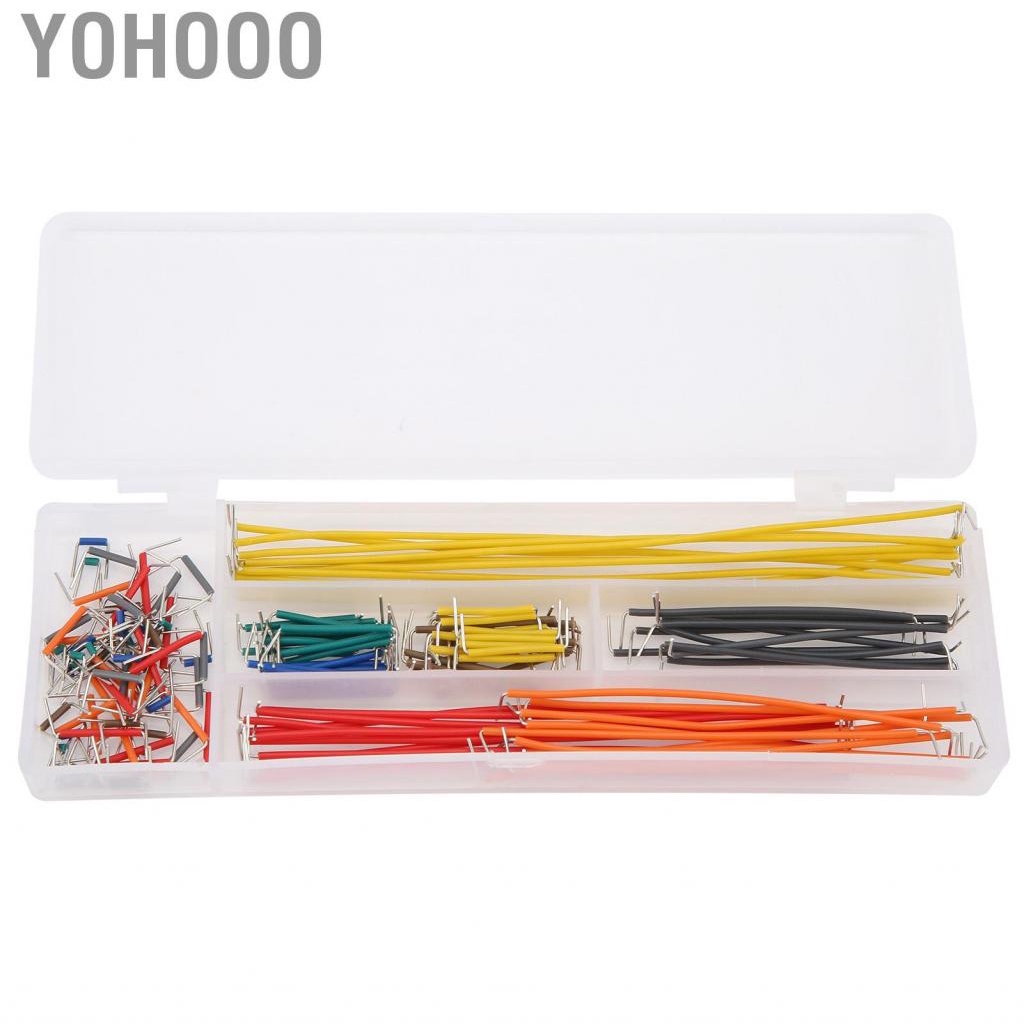 Yohooo 140Pcs Breadboard Jumper Wire 14 Lengths Assorted With Storage ...