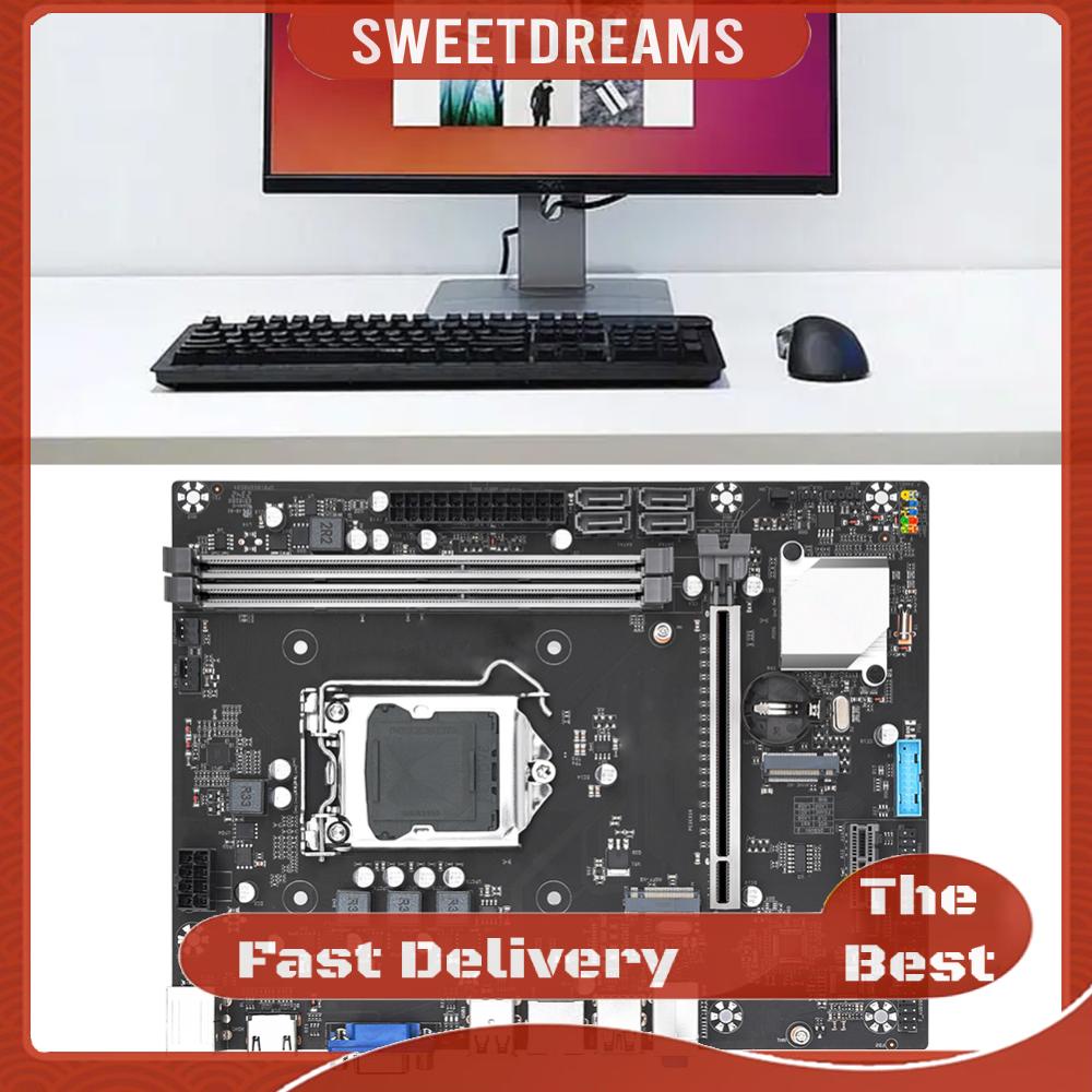 B75m-k เมนบอร์ดคอมพิวเตอร์ LGA 1155 2*DDR3 Gigabit การ์ดเครือข่าย PCIE3.0 X16 X1 | Shopee Thailand