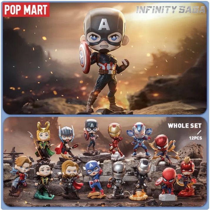 (พร้อมส่งจากไทย) POP MART MARVEL : Infinity Saga Series เลือกตัว เช็คการ์ด ไม่แกะตัว พร้อมส่ง ...
