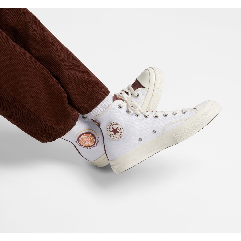 Converse Chuck 70 Clubhouse UNISEX HIGH-TOP SHOE Color White/Egret/Red ...