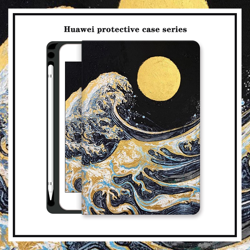 เคสแท็บเล็ต พร้อมช่องใส่ดินสอ สําหรับ Huawei Tablet Mediapad M5 Lite 10 ...