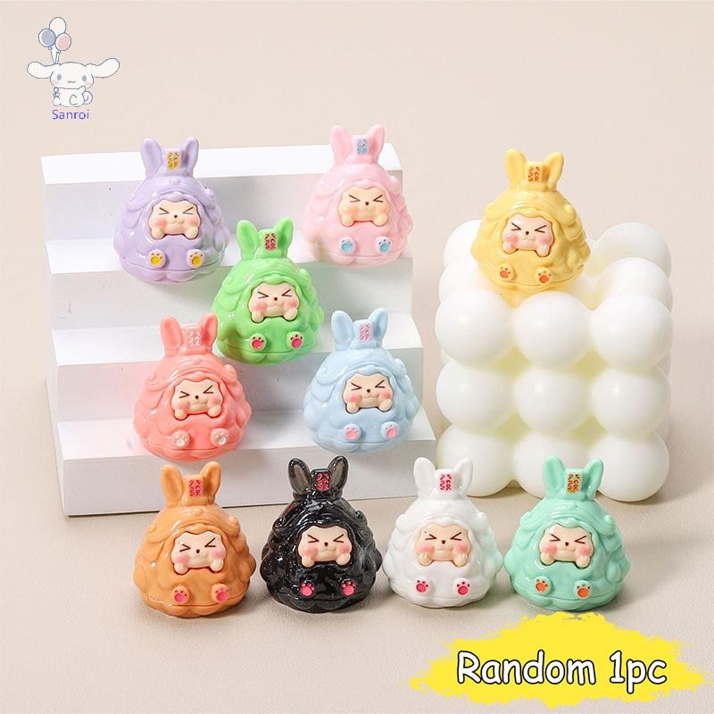 [San] Solid Colour Fortune Rabbit KIKI มินิรูปสุ่ม 1 ชิ้นเดสก์ท็อป ...