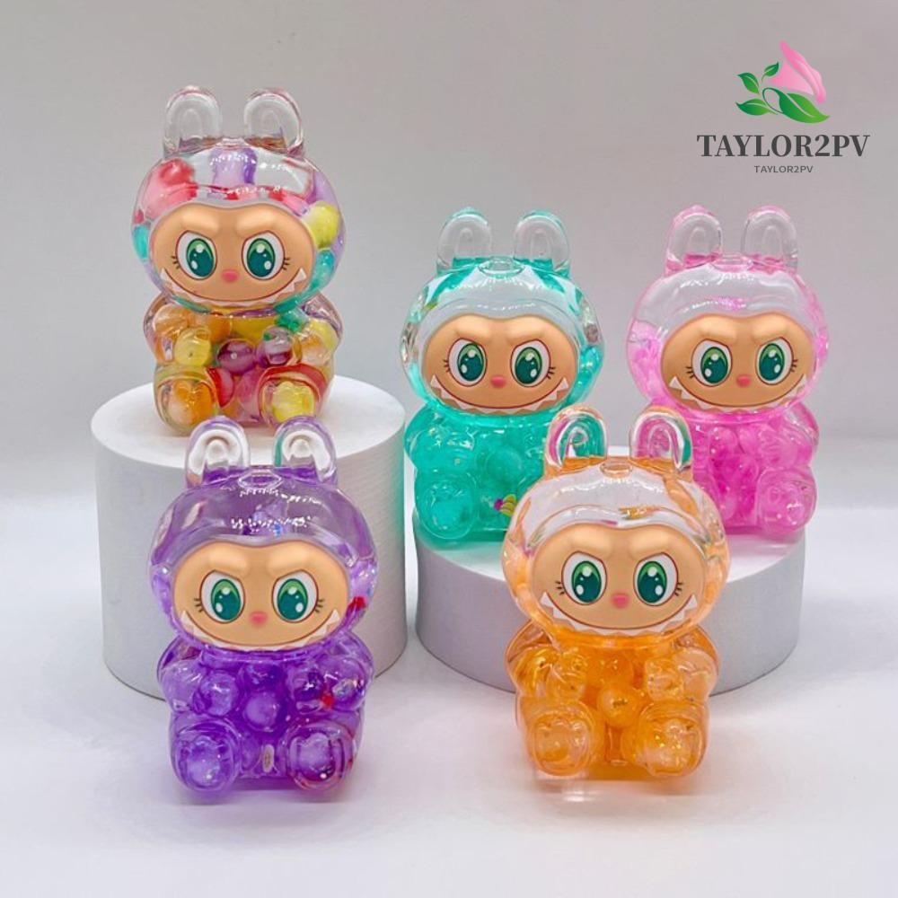 Taylor2pv Candy Color Labubu ตุ๊กตา, Luminous Mini การ์ตูนอะคริลิค ...
