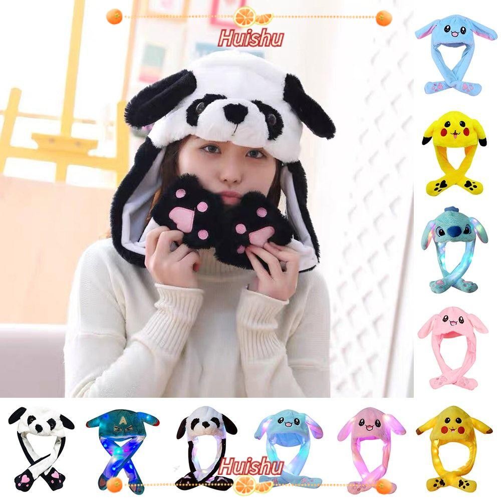 Hs หมวกย้ายตุ๊กตาเรืองแสง, หมวกสัตว์สัตว์ หมวก Earflap หมวก, หมวกดัก ...