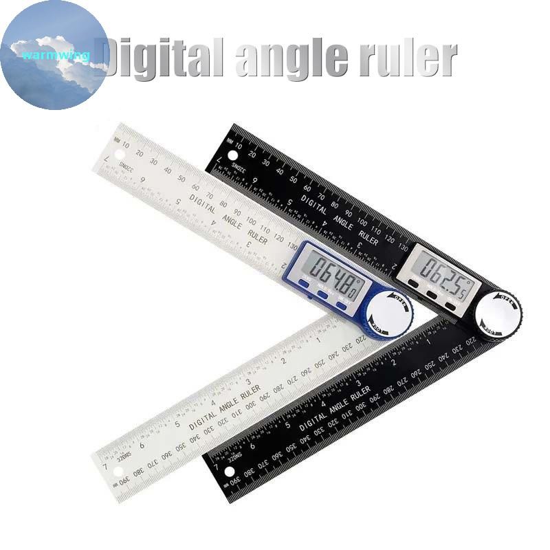 Warmwing 1 PC 2 In 1 Digital Angle Detector Scale เหมาะสําหรับเครื่องมือวัดงานไม้ความแม่นยําสูง ...