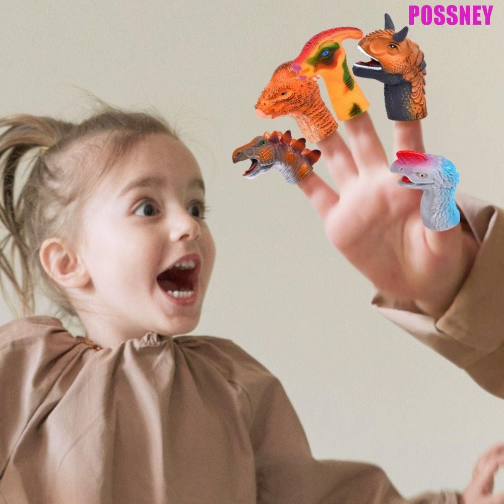 Possney ตุ๊กตาหุ่นนิ้วมือชุดของเล่น,Montessori Safety Mini Animal Hand ...
