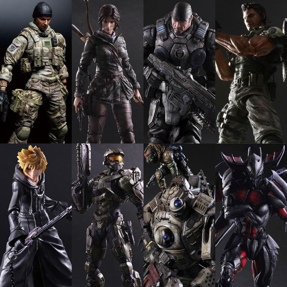 Pa โมเดลตุ๊กตาฟิกเกอร์ Alien Predator Halo 2 Master Chief Resident Evil ...