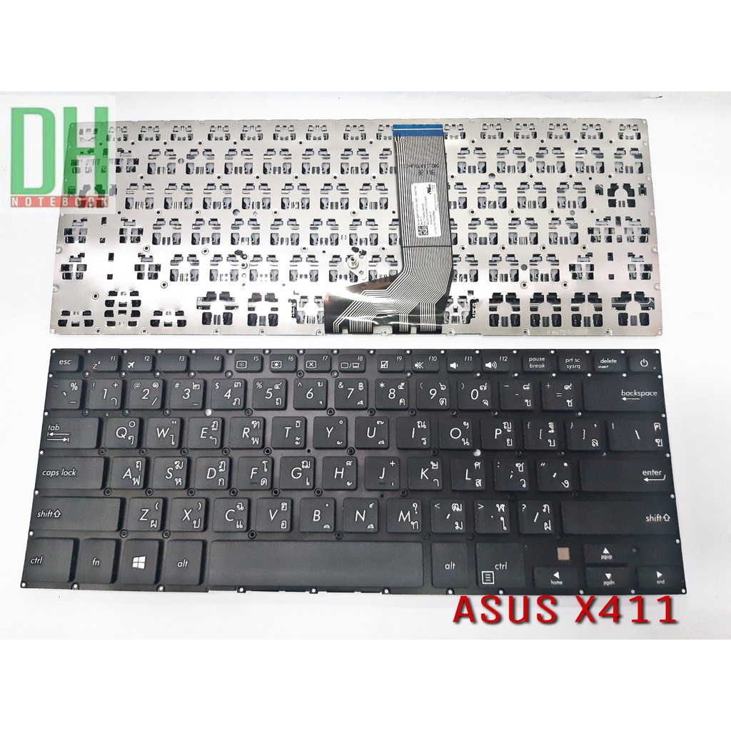 แป้นพิมพ์ คีย์บอร์ดโน๊ตบุ๊ค Asus x411 Laptop Keyboard | Shopee Thailand