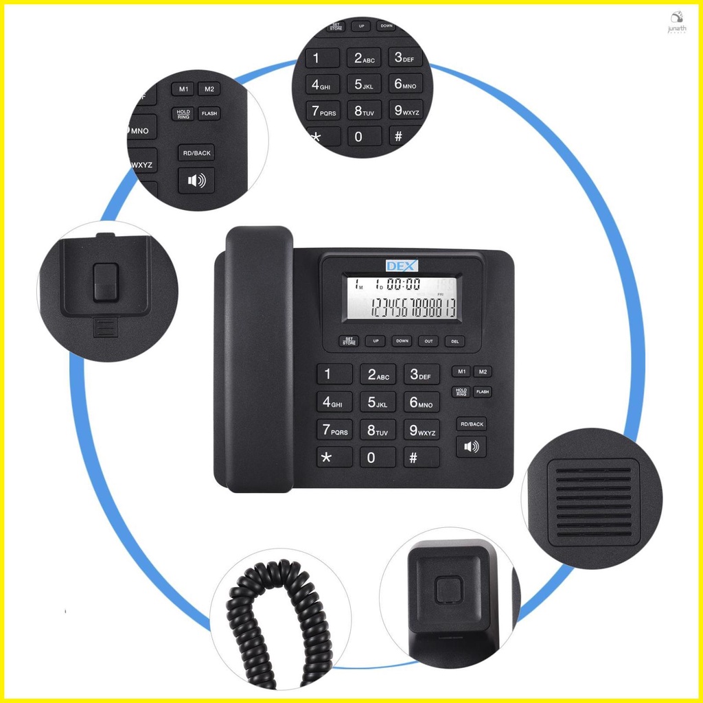 Bisofice Telephone Sets - Corded Phone Desk Landline Telephone with One ...