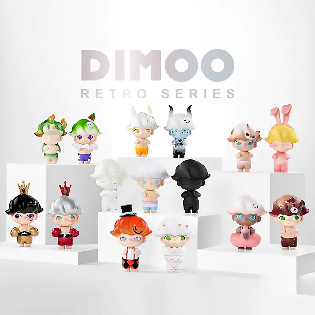Dimoo Retro Series - 100% - ของแท้ - Pop Mart [โมเดลดิมู่] (สินค้าพร้อม ...