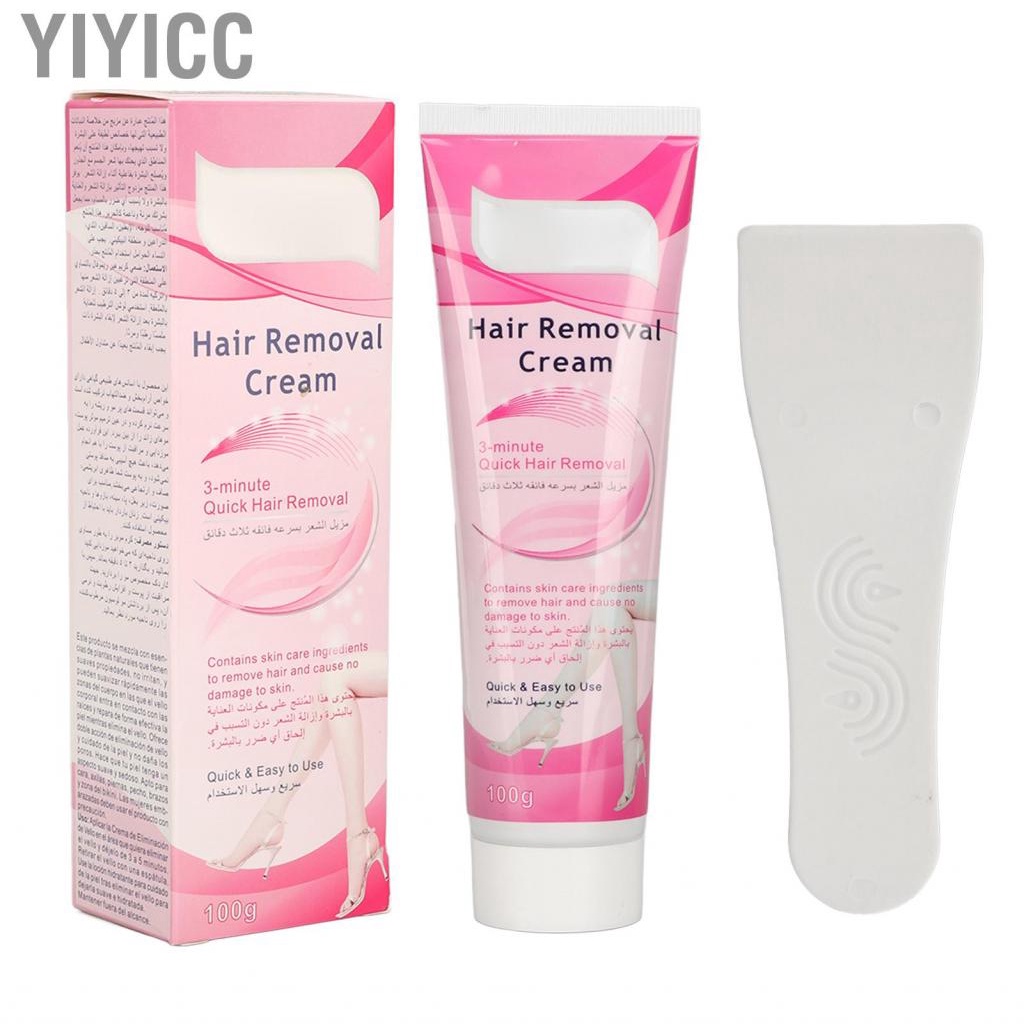 Yiyicc Depilatory 3.5oz Hair Moisturizing with Scraper for Armpit Limbs ...