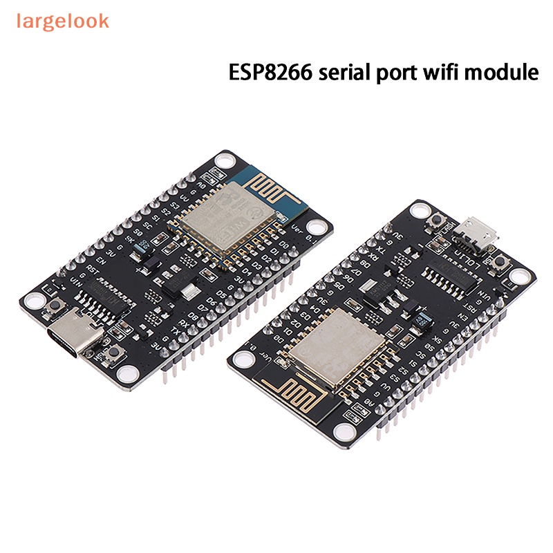 [largelook] โมดูลอินเตอร์เฟซ ESP8266 Serial Port Wifi NodeMCU Lua V3 อินเตอร์เน็ต TYPE-C Micro ...