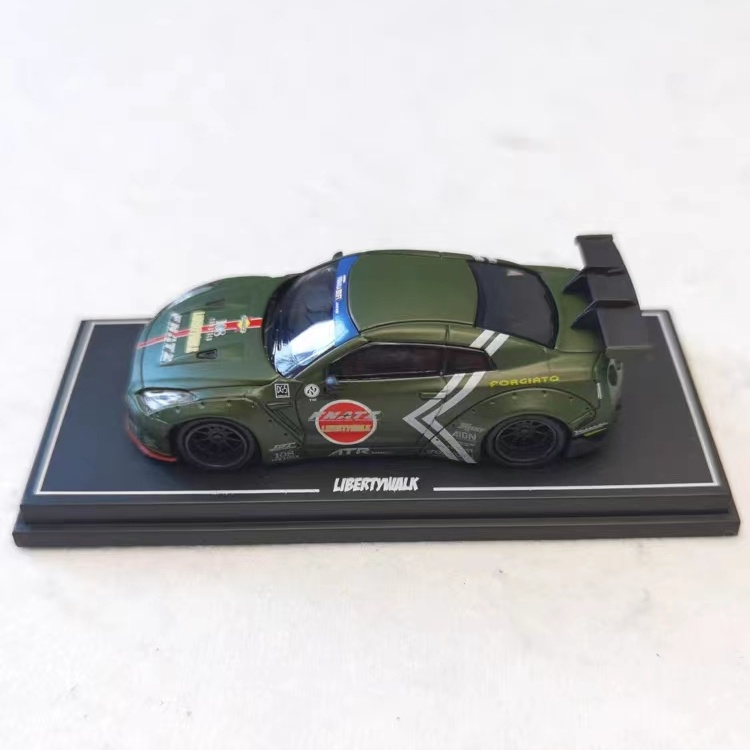 【ใช้ได้】Lb 1/64 GTR R35 Army Green โมเดล รถ ของเล่นเด็กผู้ชาย ของขวัญ ...