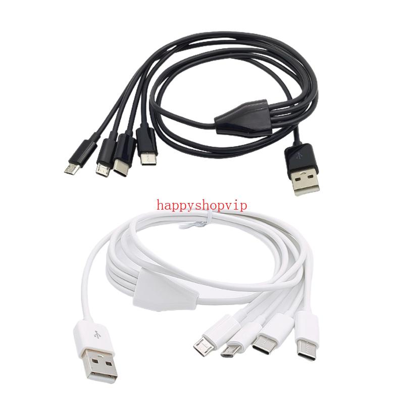 Hsv สายชาร์จ USB เป็น Type-C Micro USB 100 ซม. 39 37 นิ้ว แบบพกพา | Shopee Thailand