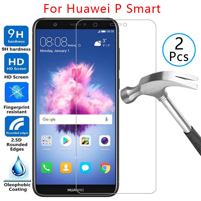 กระจกนิรภัยกันรอยหน้าจอ อุปกรณ์เสริม สําหรับ huawei p smart case cover ...