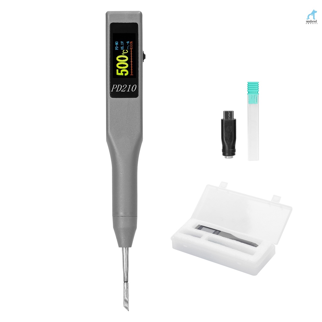 Umt PD210 ปากกาหัวแร้งบัดกรีไฟฟ้า 70W PID PD3.0 ควบคุมอุณหภูมิ สําหรับ ...