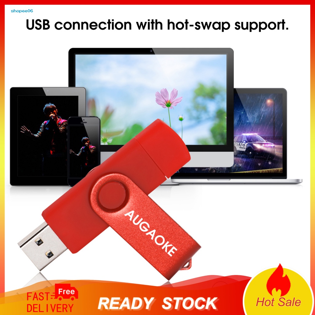 Setn แฟลชไดรฟ์ USB 30 OTG 512GB 1TB 2TB หมุนได้ ความจุขนาดใหญ่ สําหรับคอมพิวเตอร์ | Shopee Thailand