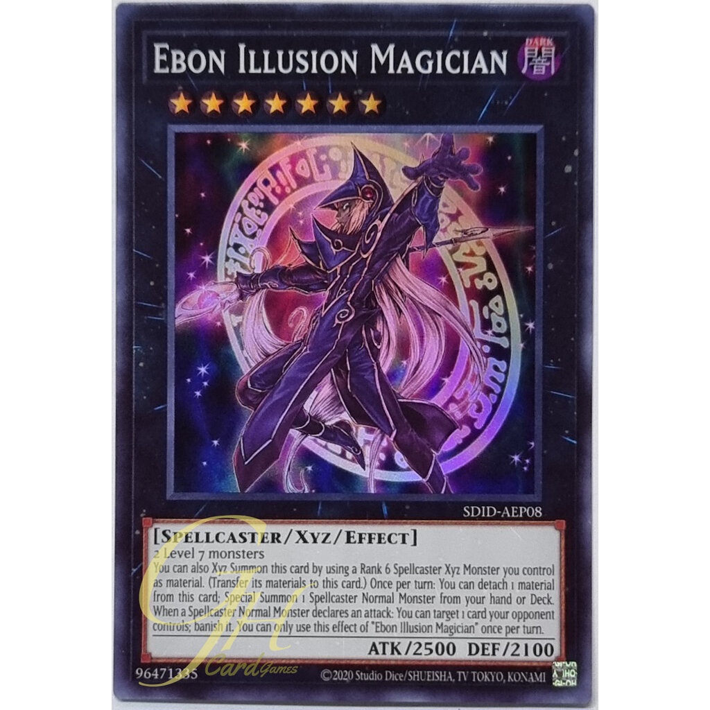Yugioh [SDID-AEP08] Ebon Illusion Magician (Super Rare) | Shopee Thailand