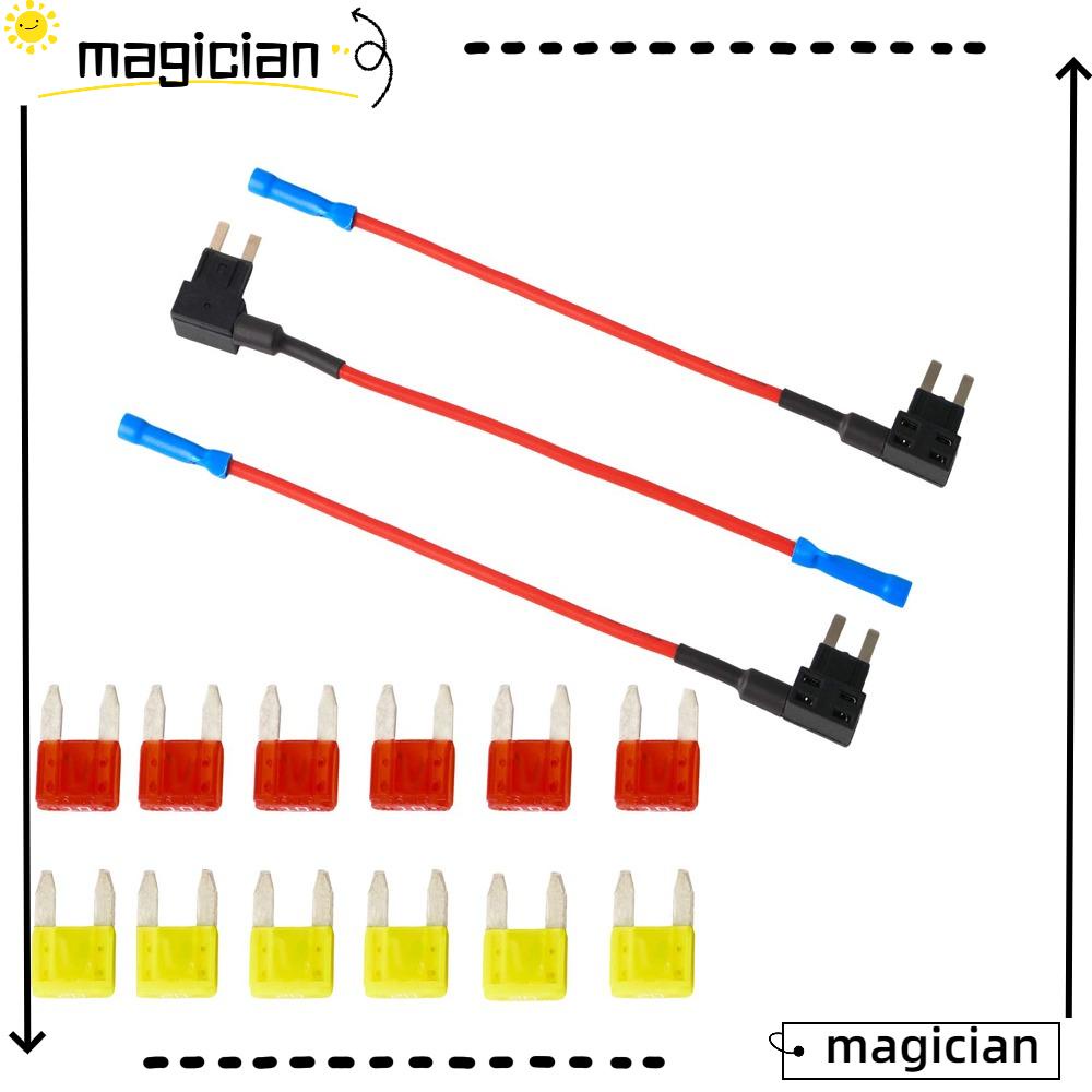Mag อะแดปเตอร์เชื่อมต่อฟิวส์ ขนาดเล็ก สีฟ้า 12V 10A 20A 3 ชุด | Shopee ...