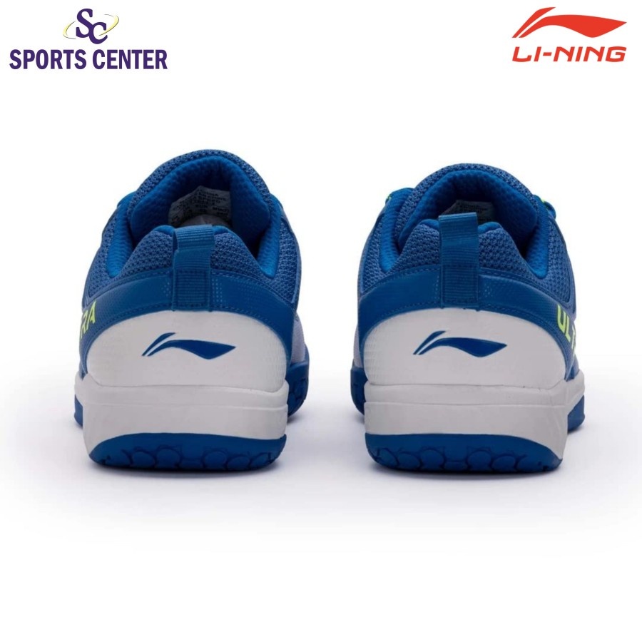 New Sepatu Badminton Lining Ultra Speed AYTT043 Blue / Lime แฟชั่น ...